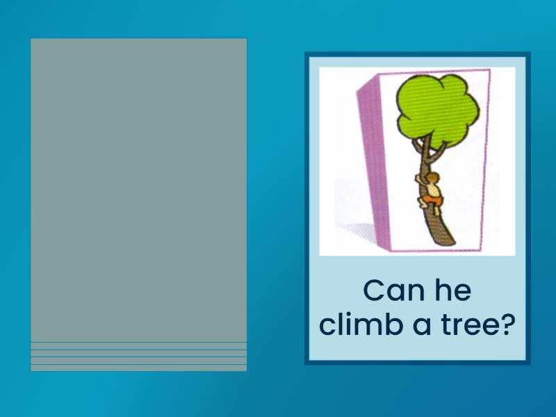 Can: - Speaking cards