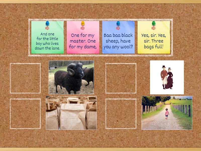 Baa Baa, Black Sheep - Match up