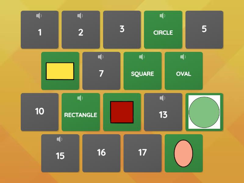 SHAPES - Memory Game - Matching pairs