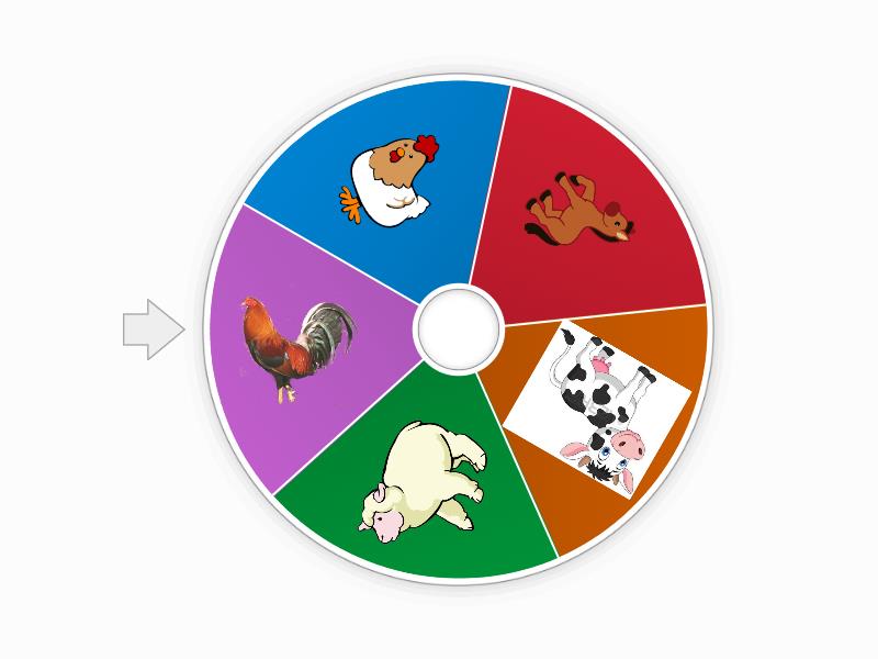 ANIMALES DE LA GRANJA - Rueda aleatoria