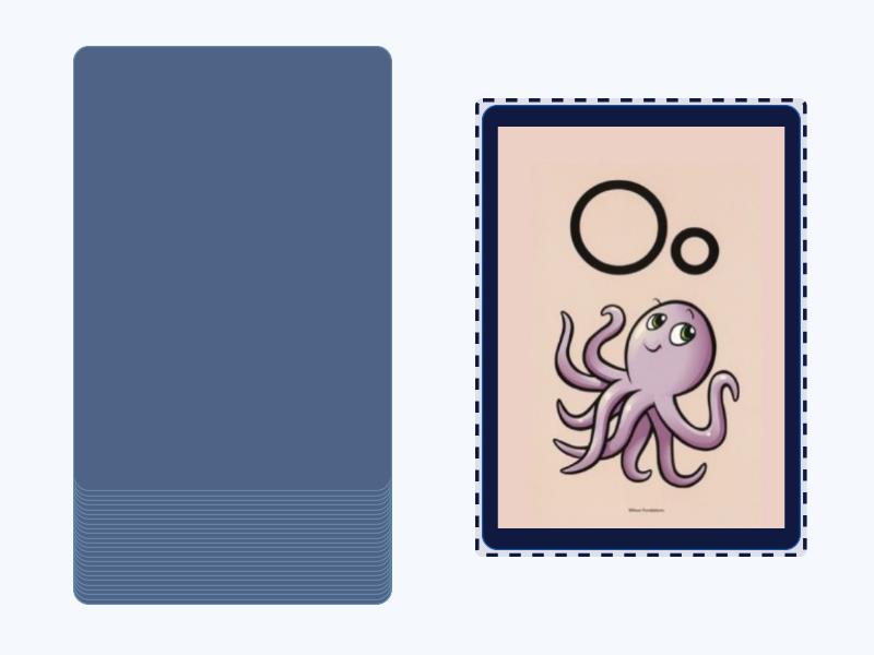 Large Sound Cards a-z - Speaking cards