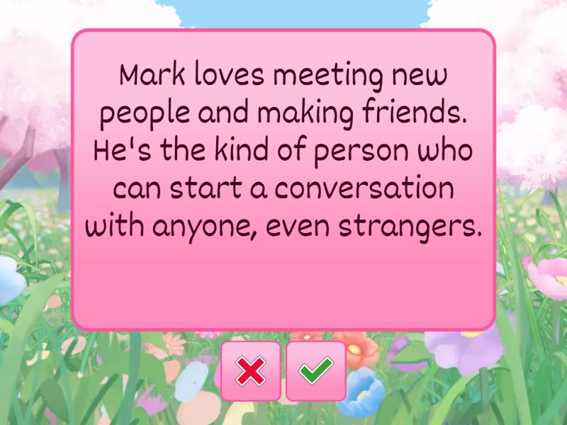 B1+ Features of Character Flash Cards - Flash cards