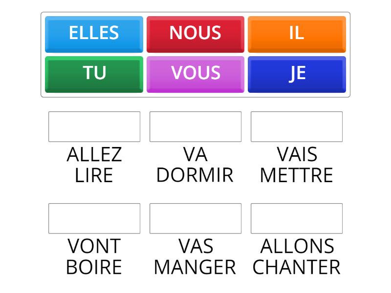 Futur proche - Match up