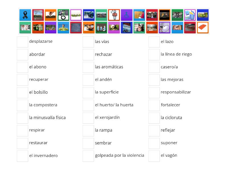 Esp 3 Unidad 4 asd 7-10 - Match up