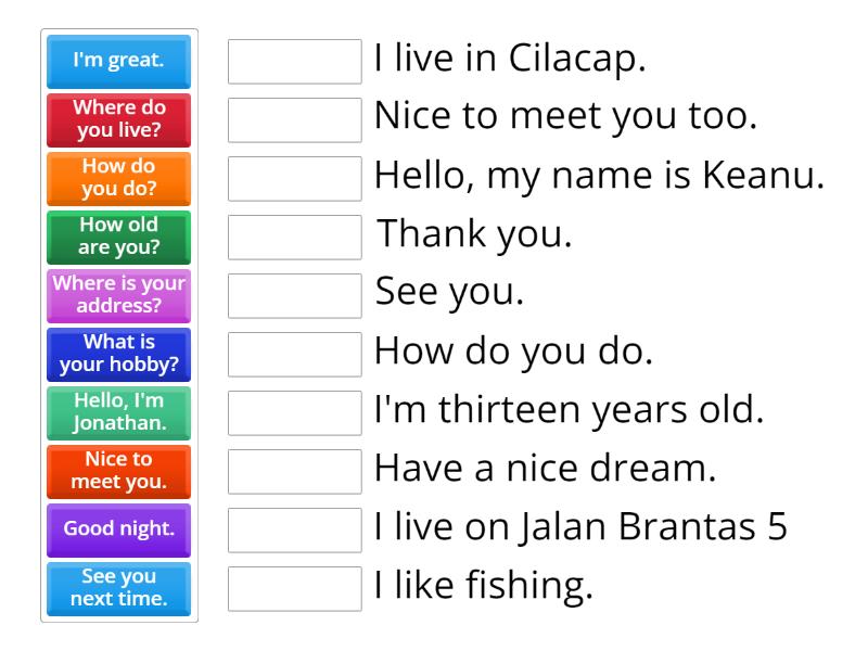 Introduction - Match up