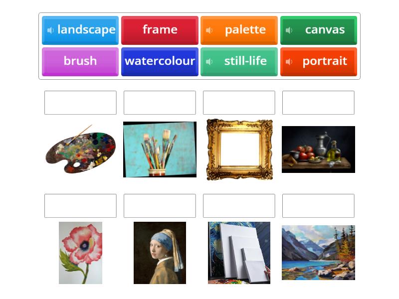 Art and painting - Match up