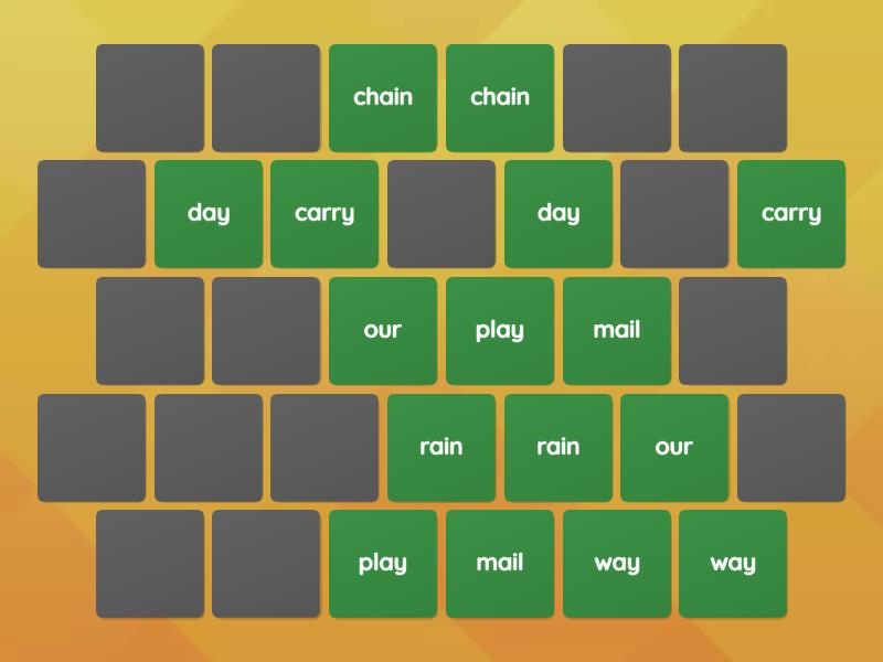 SPELLING 16 -17 - Matching pairs
