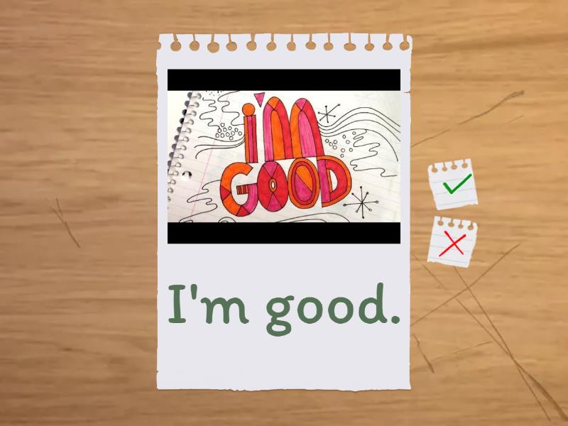 Lesson №2 How are you - Flash cards