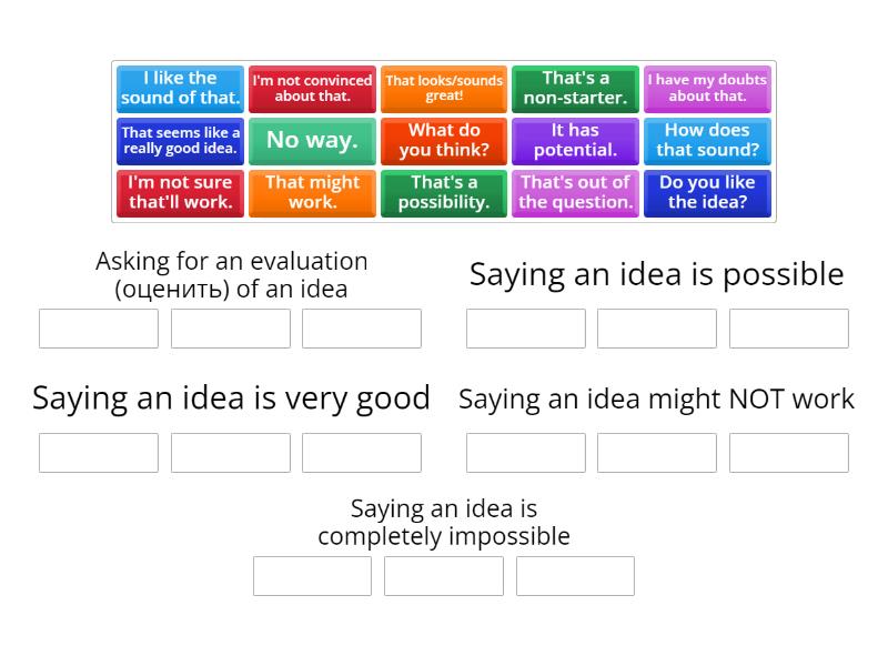 2.3. Judging and Evaluating Ideas - Group sort