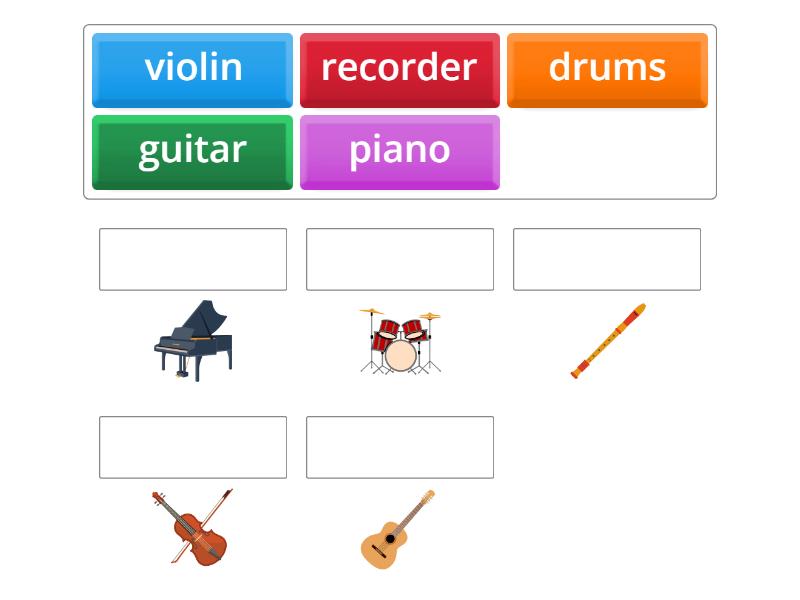 RnS 2 Unit 4 Instruments - Match up