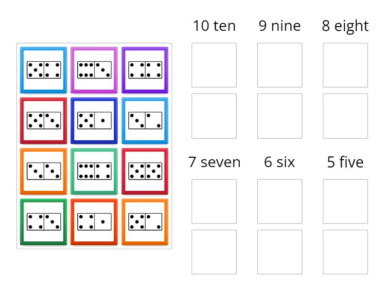 Ways to Make It - Dominoes - Group sort