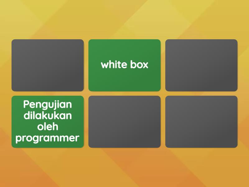 Jenis Pengujian Program - Matching pairs