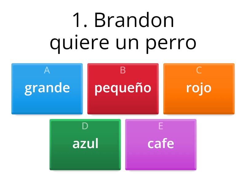 Capitulo 1 "Brandon Brown quiere un perro" - Cuestionario