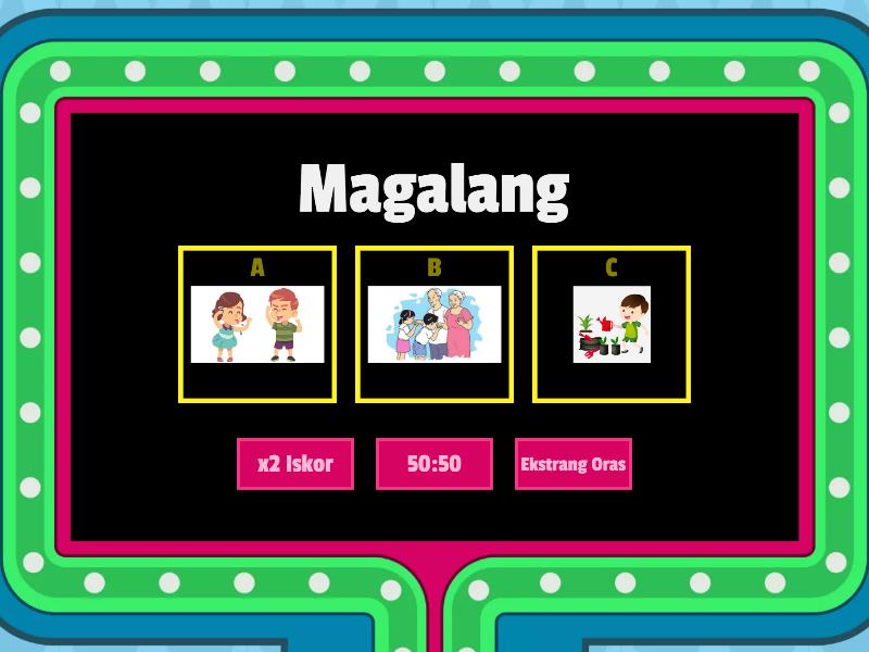 Pagtutugma ng Salita sa Larawan - Gameshow quiz