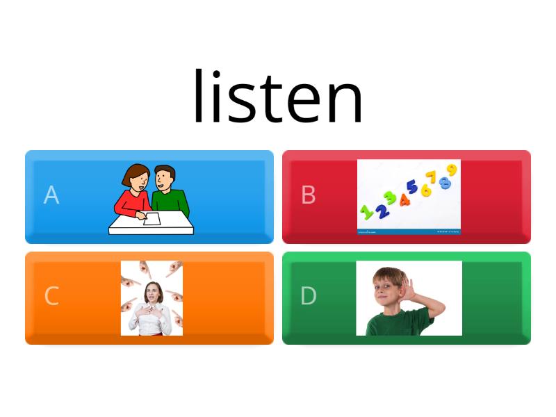 PreUnit Classroom Vocabulary Step Forward - Quiz