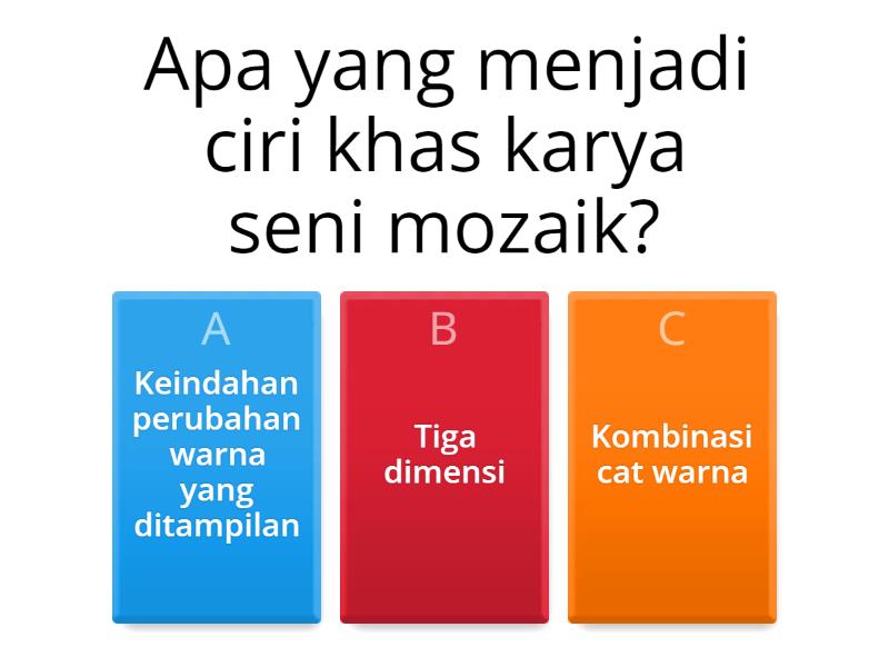 Soal Seni Budaya Kelas 3 - Quiz Soal Seni Budaya Kelas 3 - Quiz