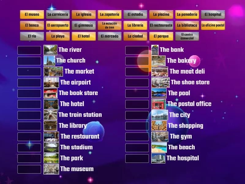 Definite Articles - Match up
