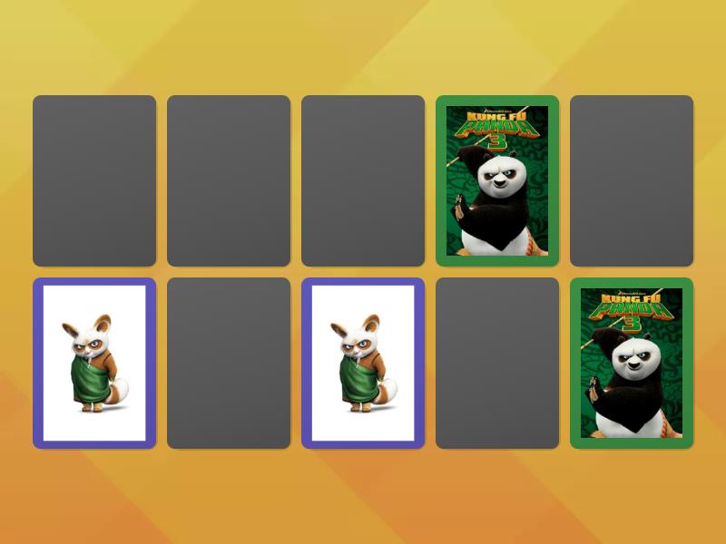 kung fu panda - Matching pairs