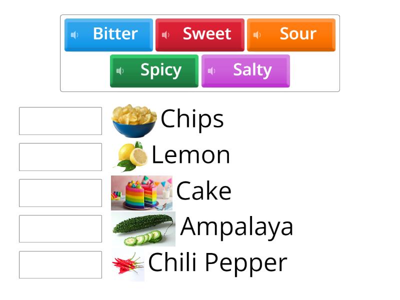 Sense of Taste - Match up