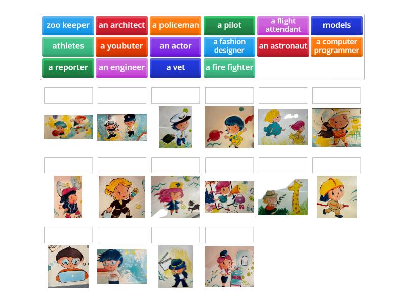 Jobs matching game - Match up