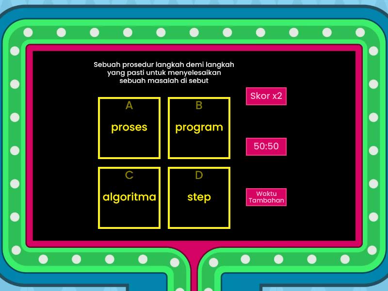 Game Algoritma dan Pemrograman - Concurso de preguntas