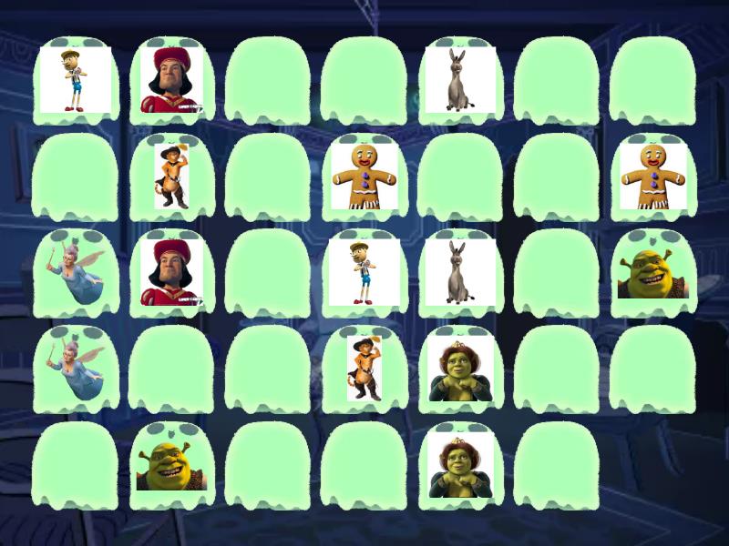 Memorice Shrek - Matching pairs