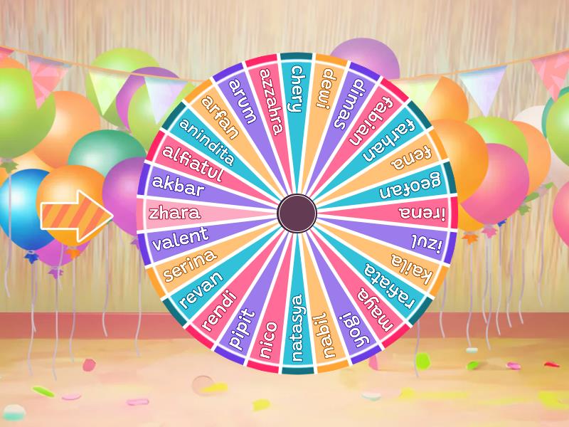 acak kata - Spin the wheel