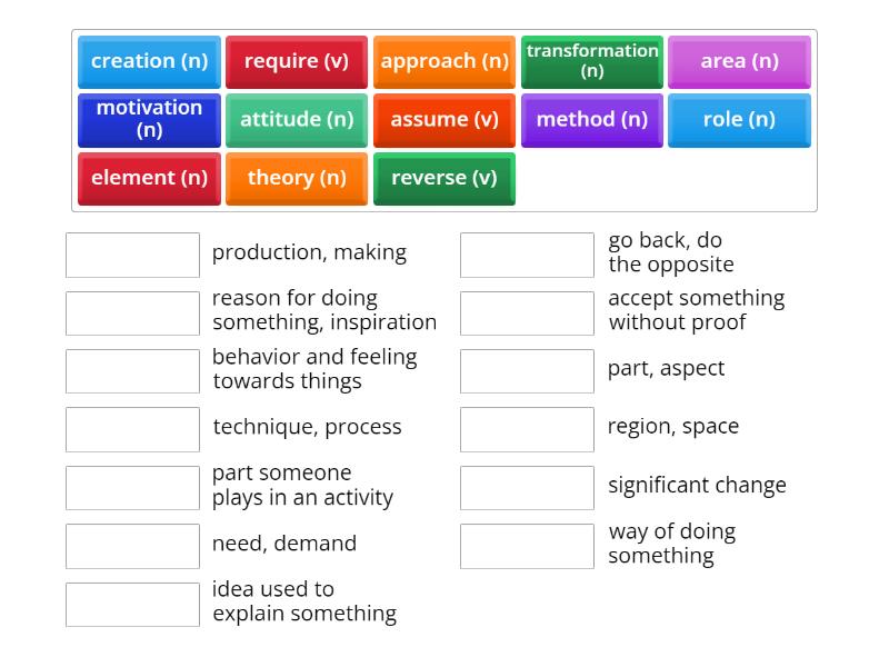 28 Chapter 1 Flashcards B - Match up