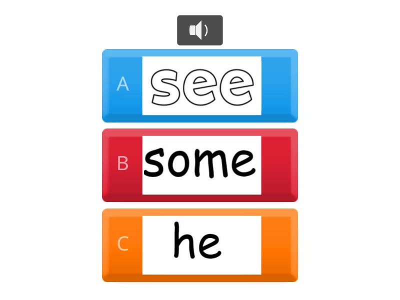 SIGHT WORDS UFLI - Quiz