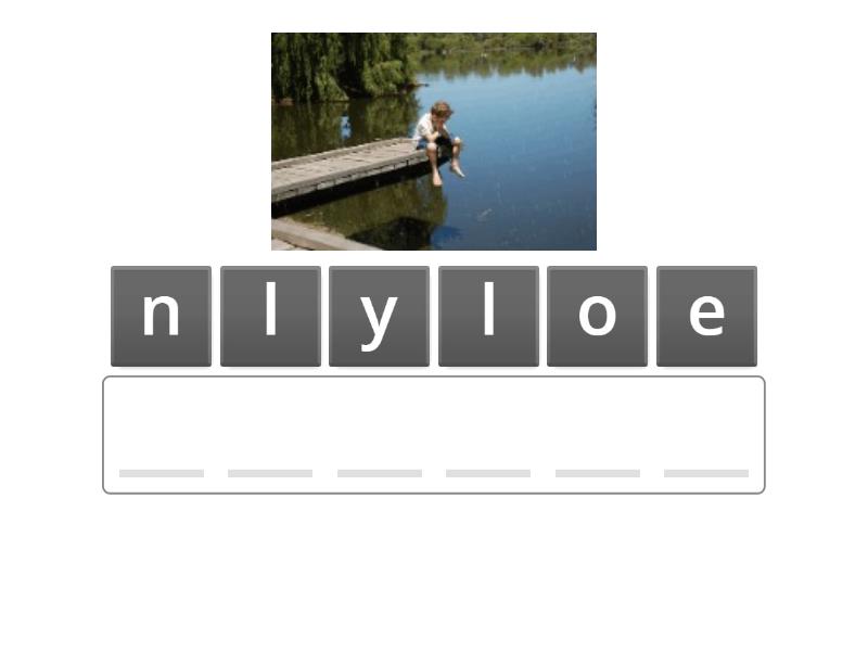 6.1 Words (suffixes) - Anagram