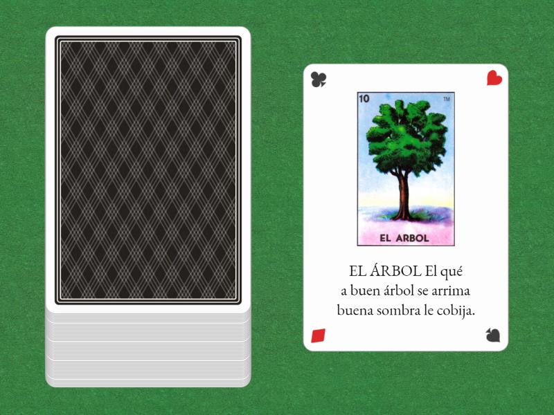 Loteria Mexicana w/ riddles - Speaking cards