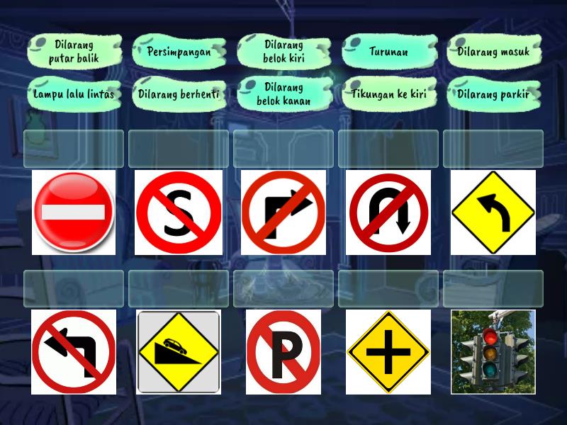 Rambu - rambu lalu lintas - Match up