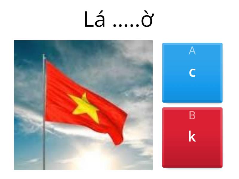 Phân biệt c - k, g - gh, ng - ngh - Đố vui