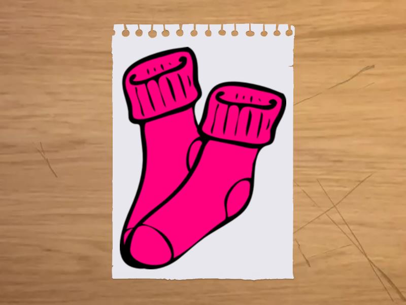 PA clothes and colors - Flash cards