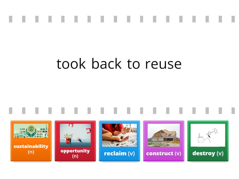 U4 W4 Green City- Vocabulary - Find the match