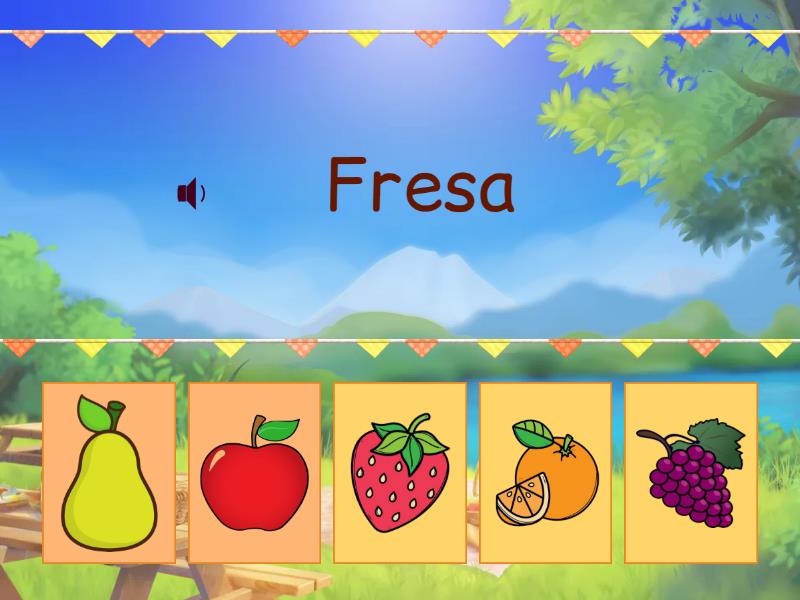 LAS FRUTAS - Find the match