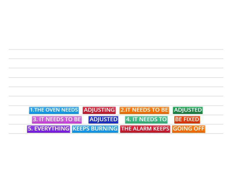DESCRIBING PROBLEMS 2 - Word magnets