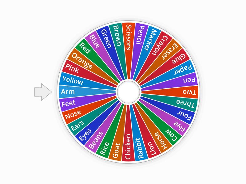 BINGO - Random wheel