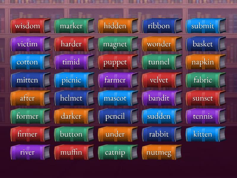 Rabbit Syllables Mastery Flip - Flip tiles