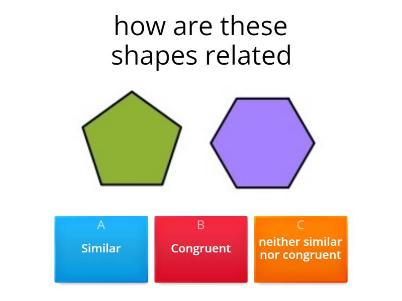 Similar and Congruent - Quiz