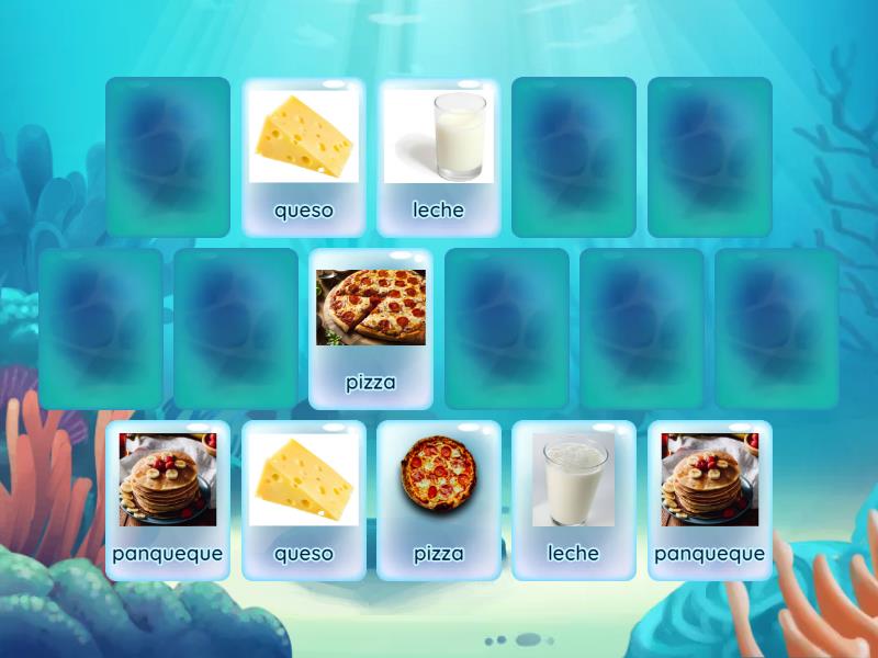 COMIDA memoria - Matching pairs