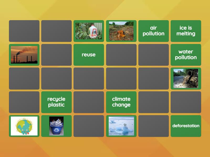 OGE Environment Memory Game - Matching pairs