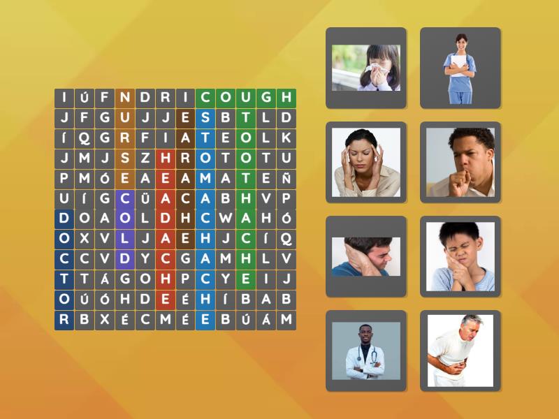 Health Problems - Wordsearch