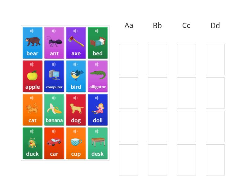 FF1 abcd - Group sort