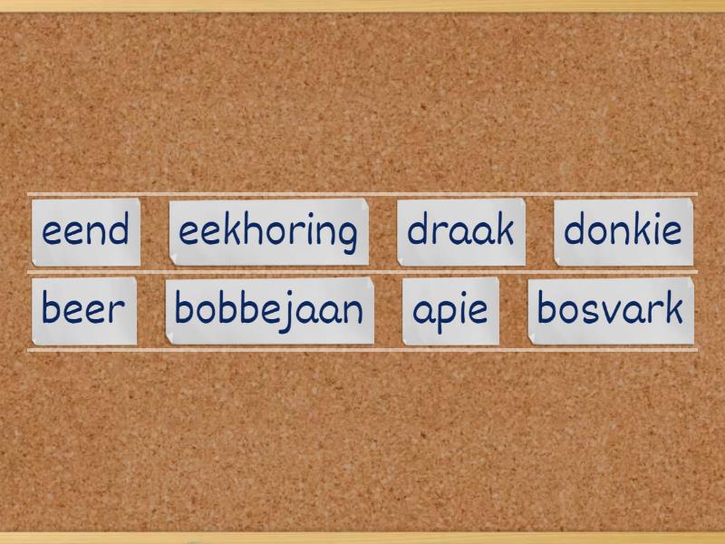 Alfabetiese volgorde - Unjumble