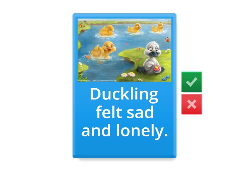 The Ugly Duckling - story - Flash cards