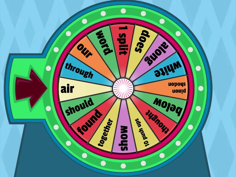 Atlas's Quick Words - Spin the wheel