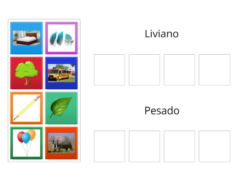 Liviano y Pesado - Group sort