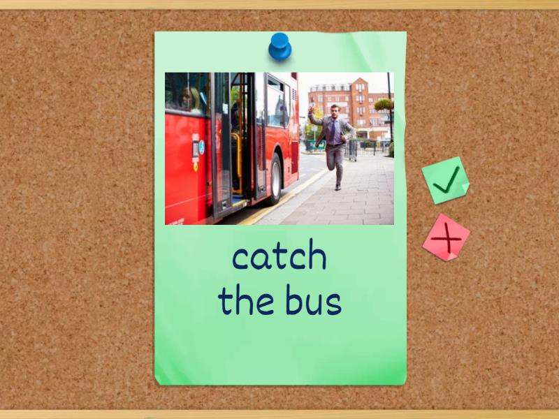 Traveling by bus - Flash cards