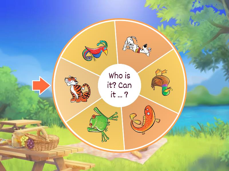 Kid's Box Starter Unit 7 - Spin the wheel